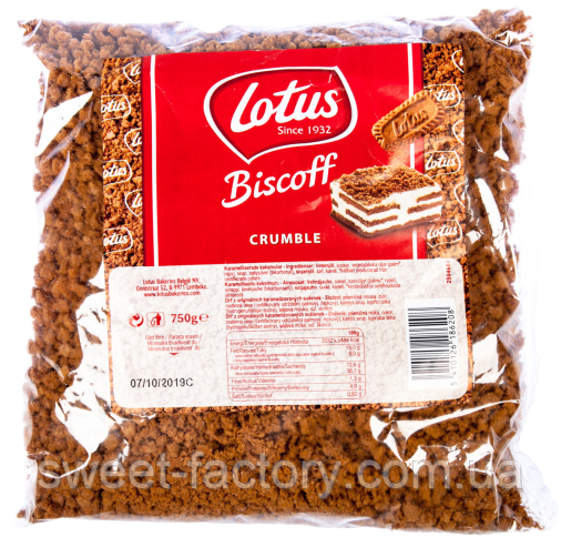 Купить Lotus Biscoff Crumble 750 g, цена 489 ₴ — Prom.ua (ID#1391432614)