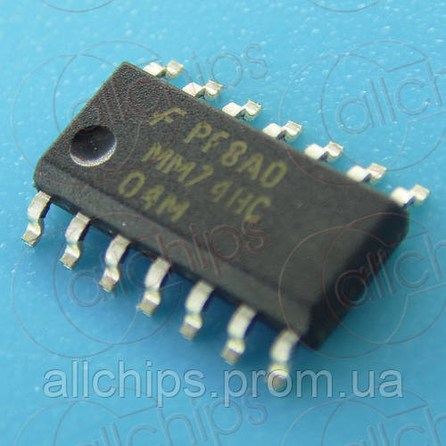 Купить Инвертор 6-каналов Fairchild MM74HC04M SOP14, цена 20.11 ...