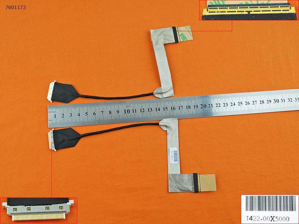 Шлейф матриці для Asus A73E A73S K73E K73S X73E X73S, (LVDS 40pin, 1422 ...
