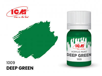 Акрилова фарба Deep Green : Темно-зелений ICM1009, ціна: 69 ₴, купити ...