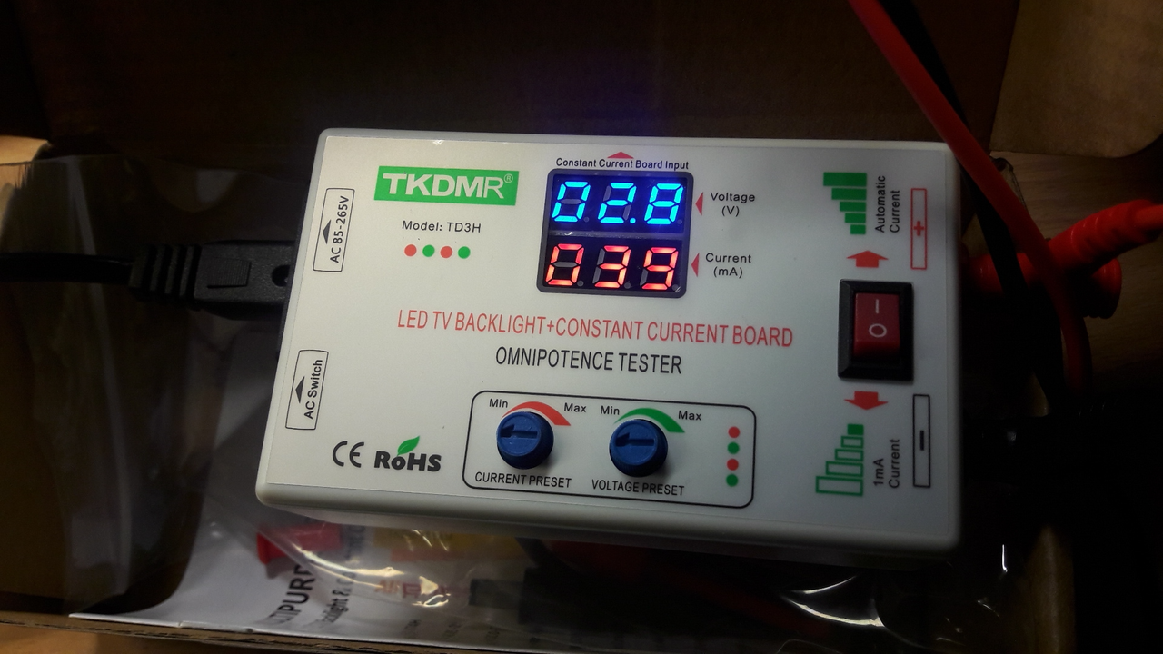 TD3H LED tester, Тестер светодиодов, светодиодных лент, светодиодной ...