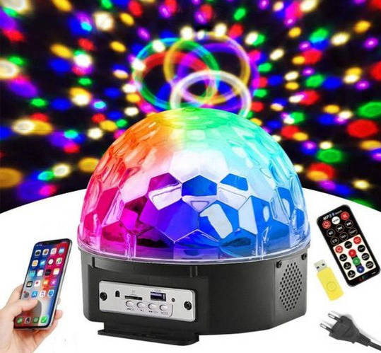 Диско шар Magic Ball M6 c Bluetooth, цена 384 грн — Prom.ua (ID#1533150404)