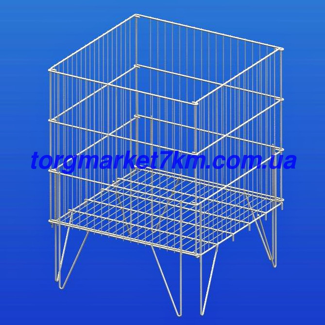 Корзина для распродаж белая 60х60 см (ID#1393086503), цена: 855 ...