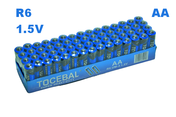 Купить Батарейка TOCEBAL AA R6, цена 3.50 грн — Prom.ua (ID#1393349672)