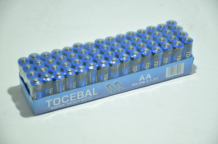 Купить Батарейка TOCEBAL AA R6, цена 3.50 грн — Prom.ua (ID#1393349672)