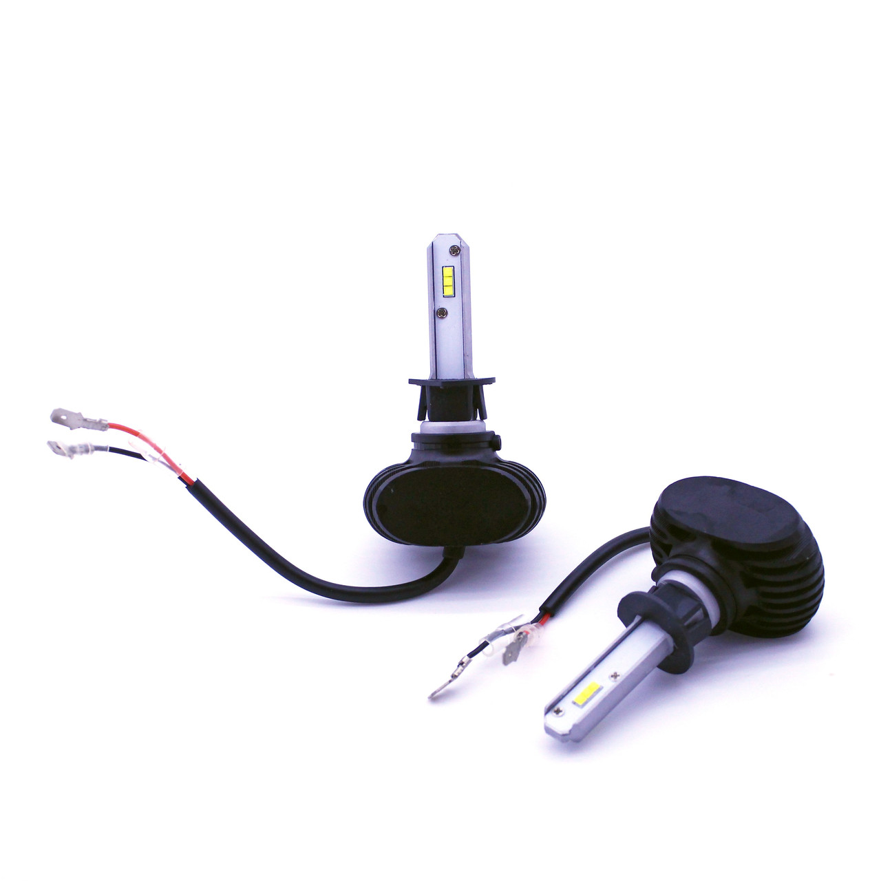 Комплект LED Ламп R1 H1 5700-6000K 12-24V 15W с Радиатором (диод CREE ...