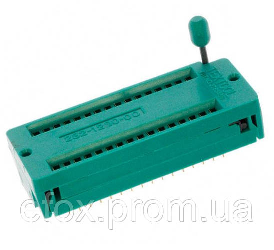 Купить SDIP 32 ZIF TEXTOOL Socket, шаг выводов 1,778mm, цена 102.96 ...