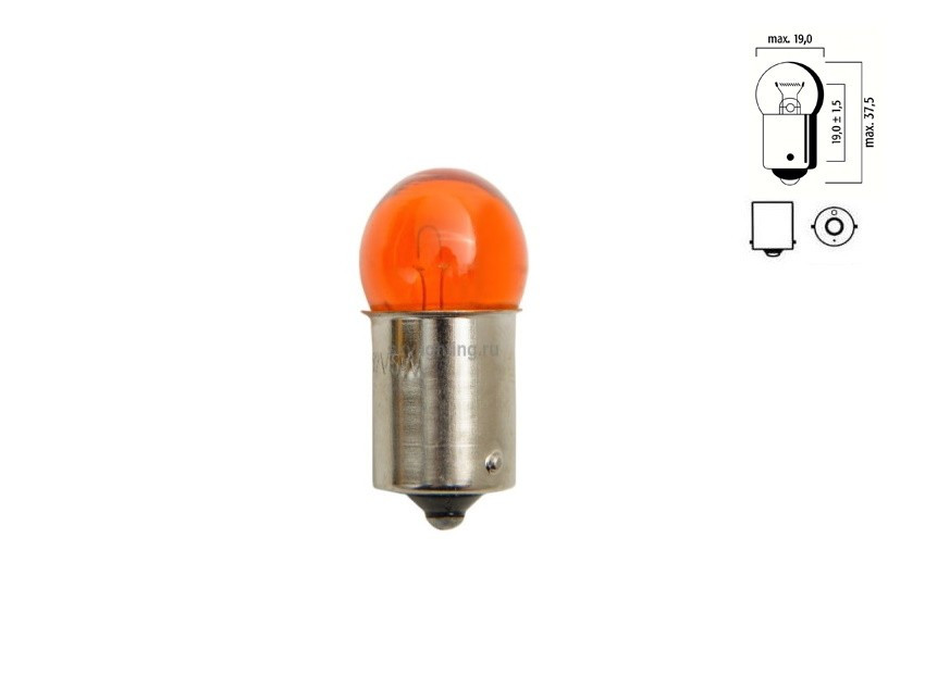 Купить Автомобильная лампа 12V 5W BA15s Amber, цена 2.68 ₴ — Prom.ua ...