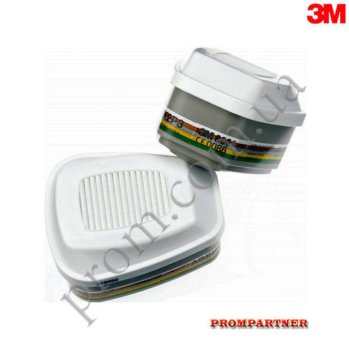 Фільтр 3М 6099 A2B2E2K2HGP3 R + ФОРМАЛЬДЕГІД, від органічних парів ...