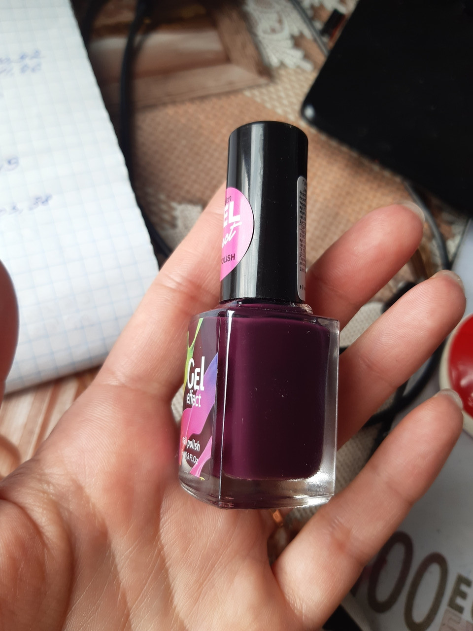 Бузковий лак для нігтів Jerden - звичайний лак з ефектом гель, ціна: 35 ₴, купити на Prom.ua