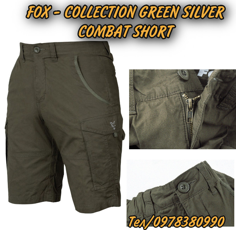 Заказать Шорты Fox Collection Green and Silver Combat Shorts в "FISHER ...