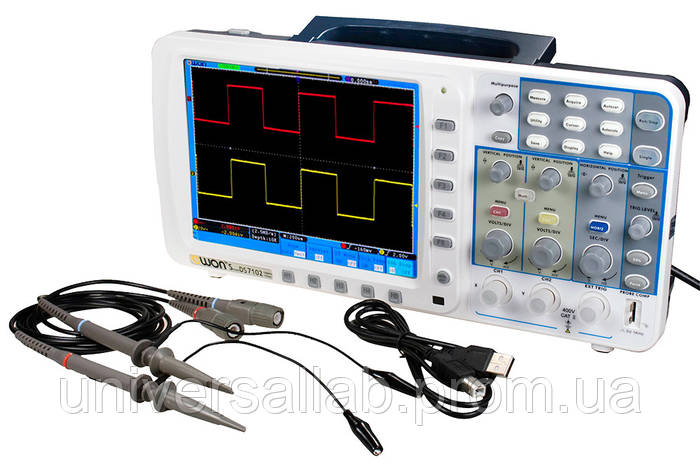 Осциллограф OWON SDS7102 (100 МГц, 2 канала, 1 ГВ/с) с аккумуляторной ...