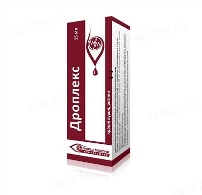 Дроплекс капли ушные, р-р по 15 мл во флак.-кап. полим., цена 96.50 грн ...