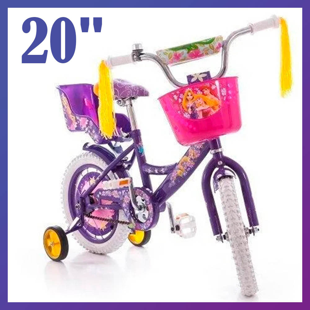 Велосипед Детский Двухколесный с Корзинкой Azimut Girl 20" Рост 130-150 ...