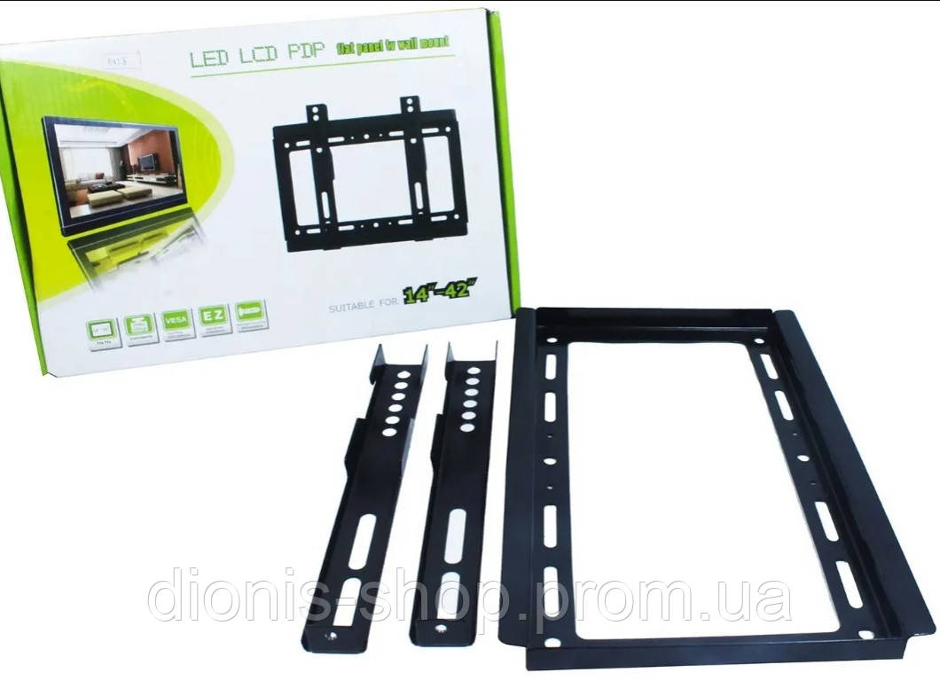 Крепление ТВ Prc черный Кронштейн Фиксированный 14 42 до 25 Kg Lcd Led