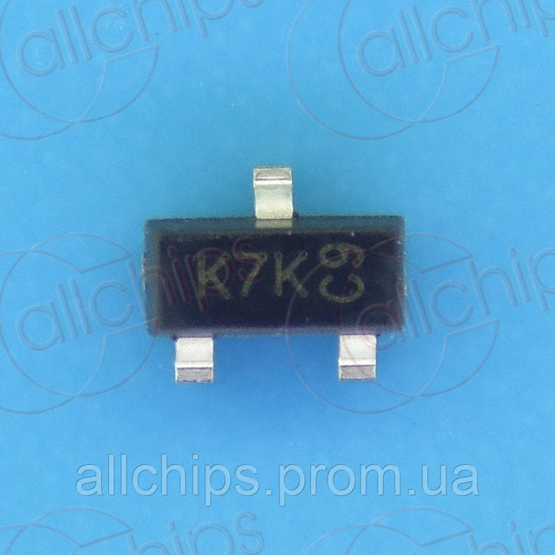 MOSFET (K7K 7002 702 12W 72K) N-канал 60В 380мА Didodes 2N7002K SOT23 ...