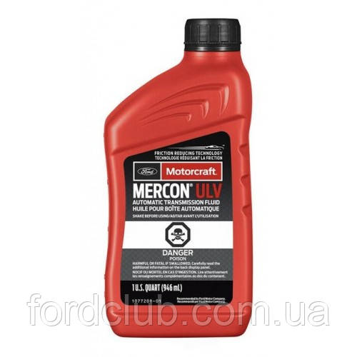 Ford Motorcraft Mercon ULV (для АКПП) 2019 - (ID#1397665606), цена: 364 ...