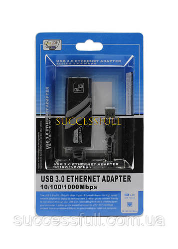 Сетевая карта USB 3.0 to LAN(RJ45) 1000 Мбит/с (ID#797852378), ціна: 460 ₴, купити на Prom.ua