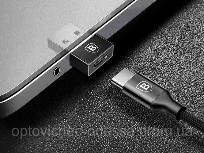 Baseus Перехідник адаптер Baseus USB 2.0 до Type C, ціна 158.10 грн ...
