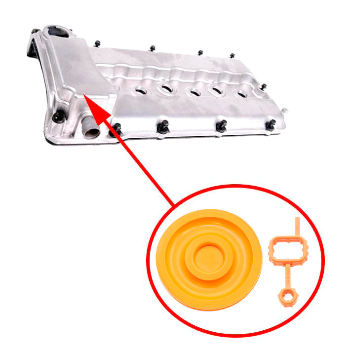 Мембрана клапанной крышки VW и Audi 3.2 FSI 022103429AA, 022103515B и ...