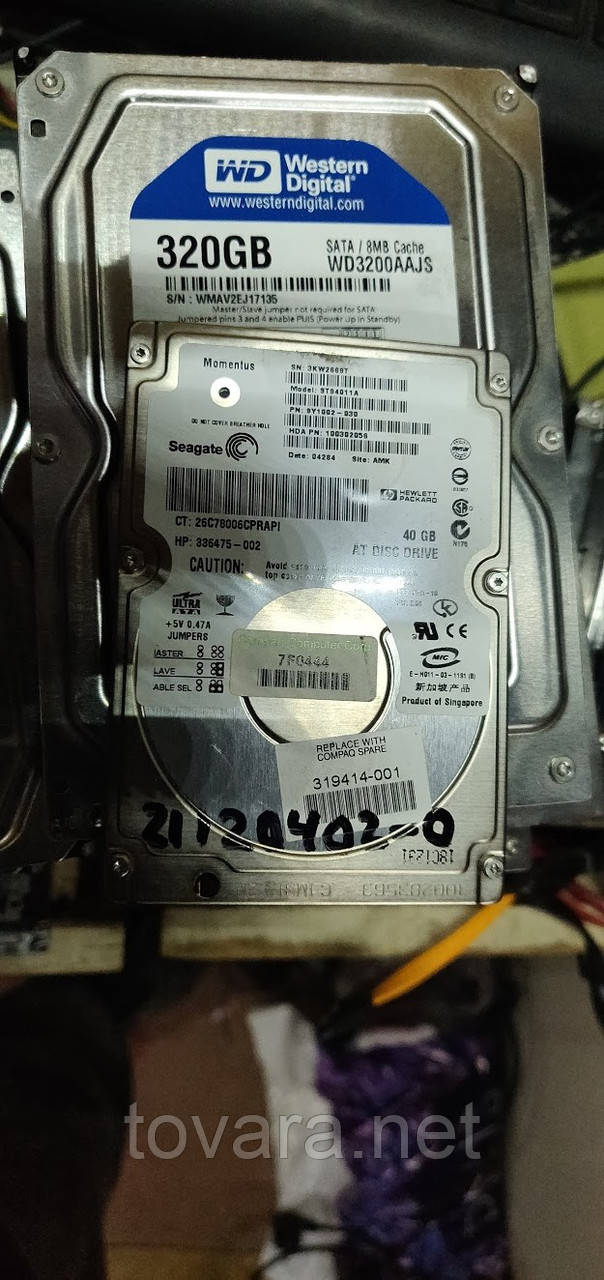 Жорсткий диск для ноутбука 40 Gb / Гб Seagate Momentus ST94011A 2.5 ...