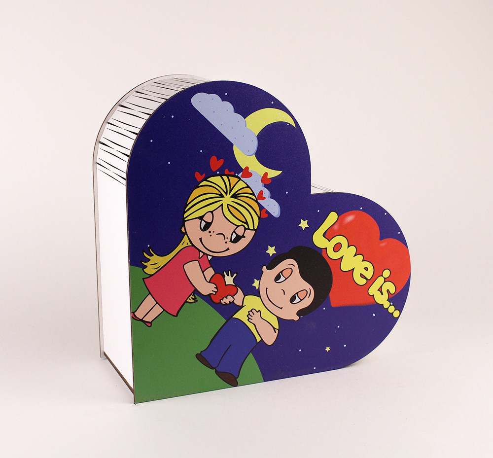 Коробка дерев`яна сердечко "Love is": продаж, ціна у Коломиї ...