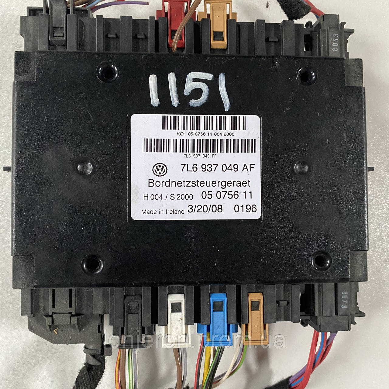 Купити 7l6937049af блок управління бортової мережі Vw Touareg модуль ...