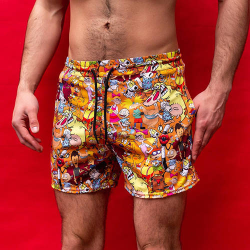 Плавки чоловічі з сіткою-підкладкою пляжні шорти для плавання ...