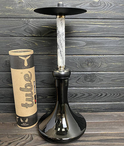 Кальян Sky и Totem Hookah Tube Stone marble (белый мрамор) с черной колбой Craft (ID#1400497037 ...