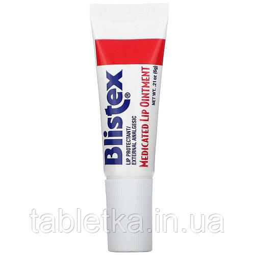 Blistex, заживляющая мазь для губ, 6 г (0,21 унції) Київ, ціна 149.46 ...