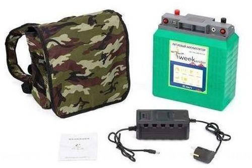 Электромотор для лодки Fisher 32lbs; 12V. Li-ion аккумулятор 12V; 85a/h ...