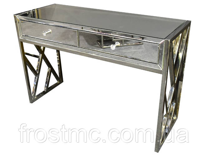 Купить Зеркальный туалетный столик серебряное основание 120 x 45 x 78 ...
