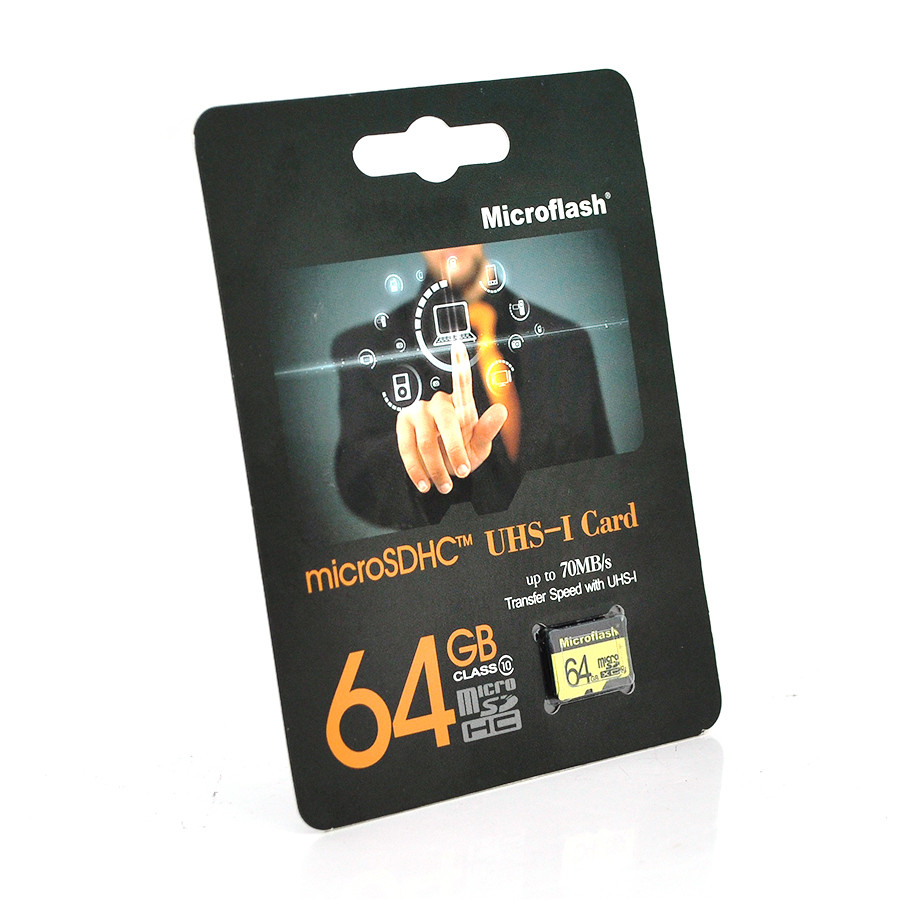 Карта памяти Microflash Micro SD, cкорость передачи данных 70MB/s ...