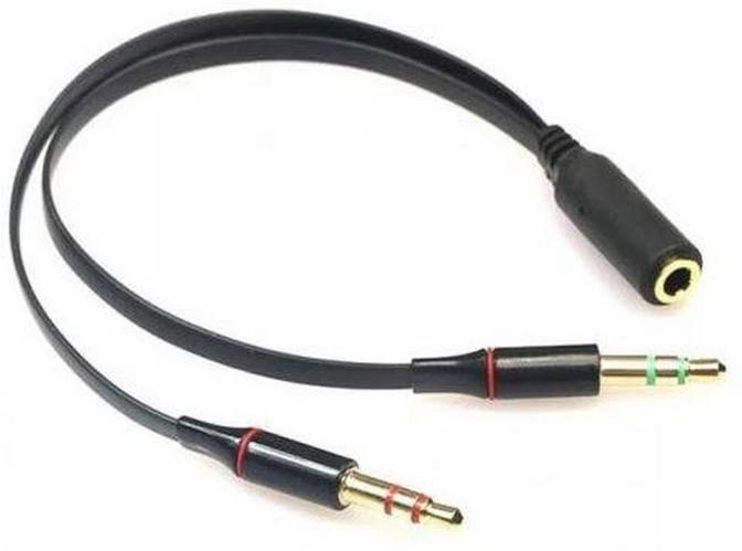 Переходник аудио 4pin Jack (мама) > 2x3pin (папа) 0.1m ATcom (17488 ...