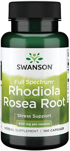 Купить Родиола Swanson - Rhodiola Rosea Root 400 мг (100 капсул), цена ...