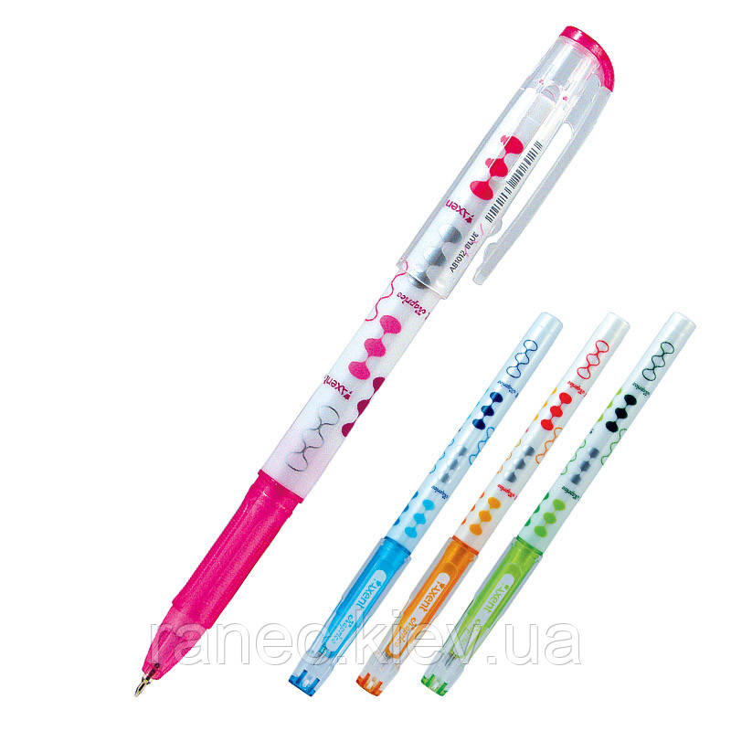 Ручка шариковая Axent Kaprice AB1012-02-A, синяя, 0.38 (ID#1403164397 ...