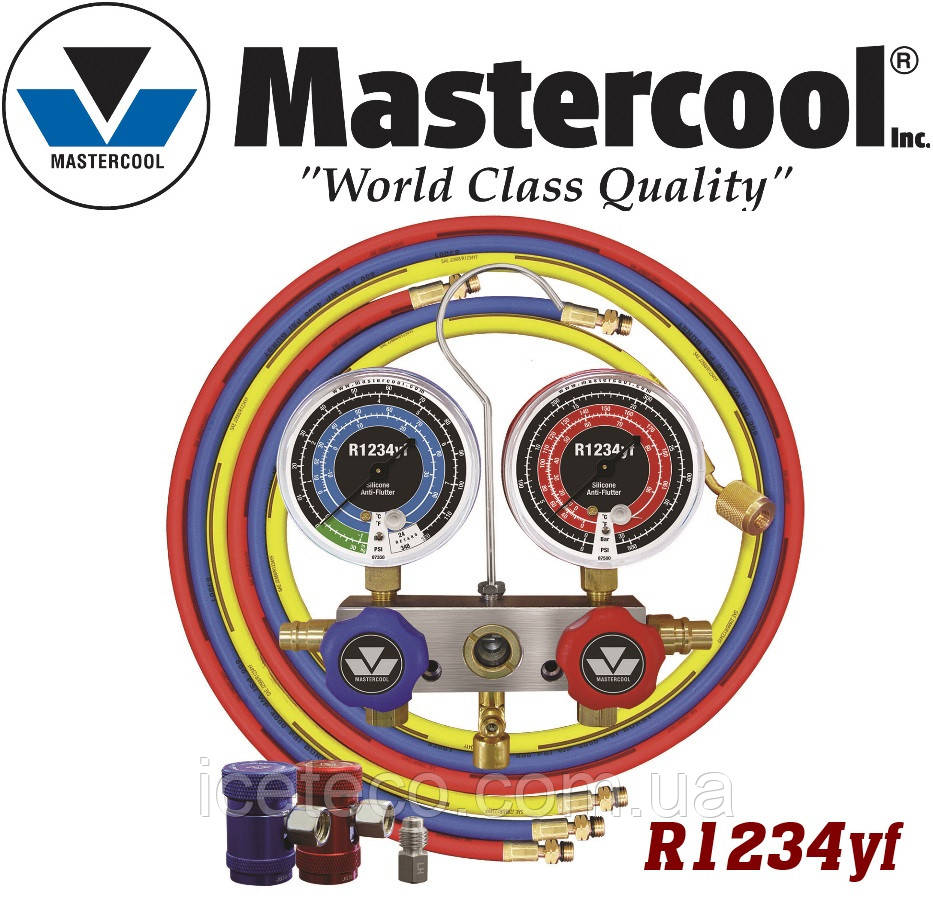 Манометричний колектор Mastercool, MC 83272? для R1234yf (2-х вентильный ) (ID#700441783), ціна ...