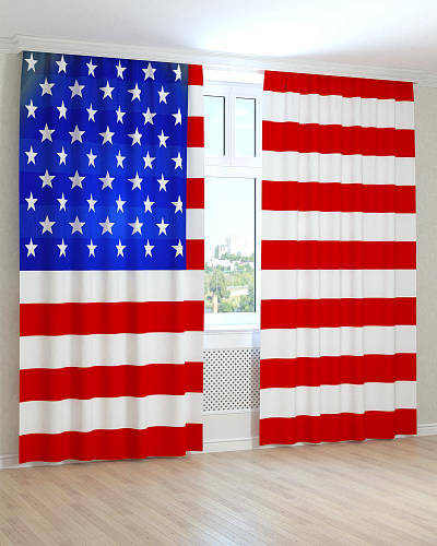 Фотоштори прапор США (ID#594212140), ціна: 299 ₴, купити на Prom.ua