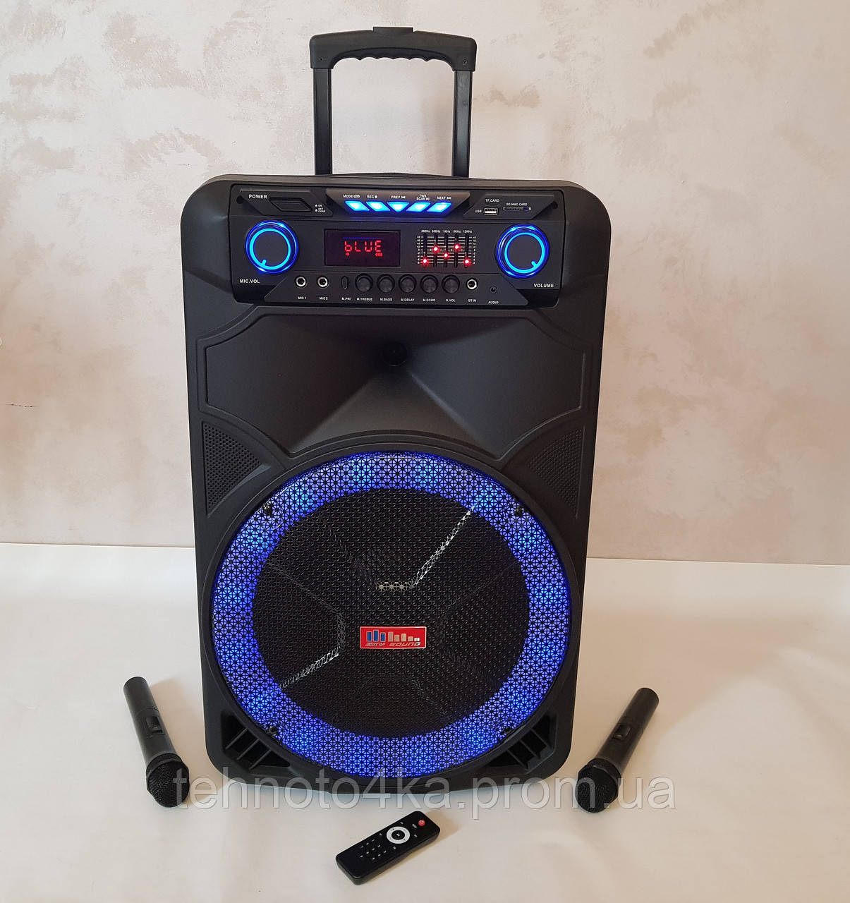 Колонка аккумуляторная с микрофонами SkySound SS-1011 с доставкой по ...