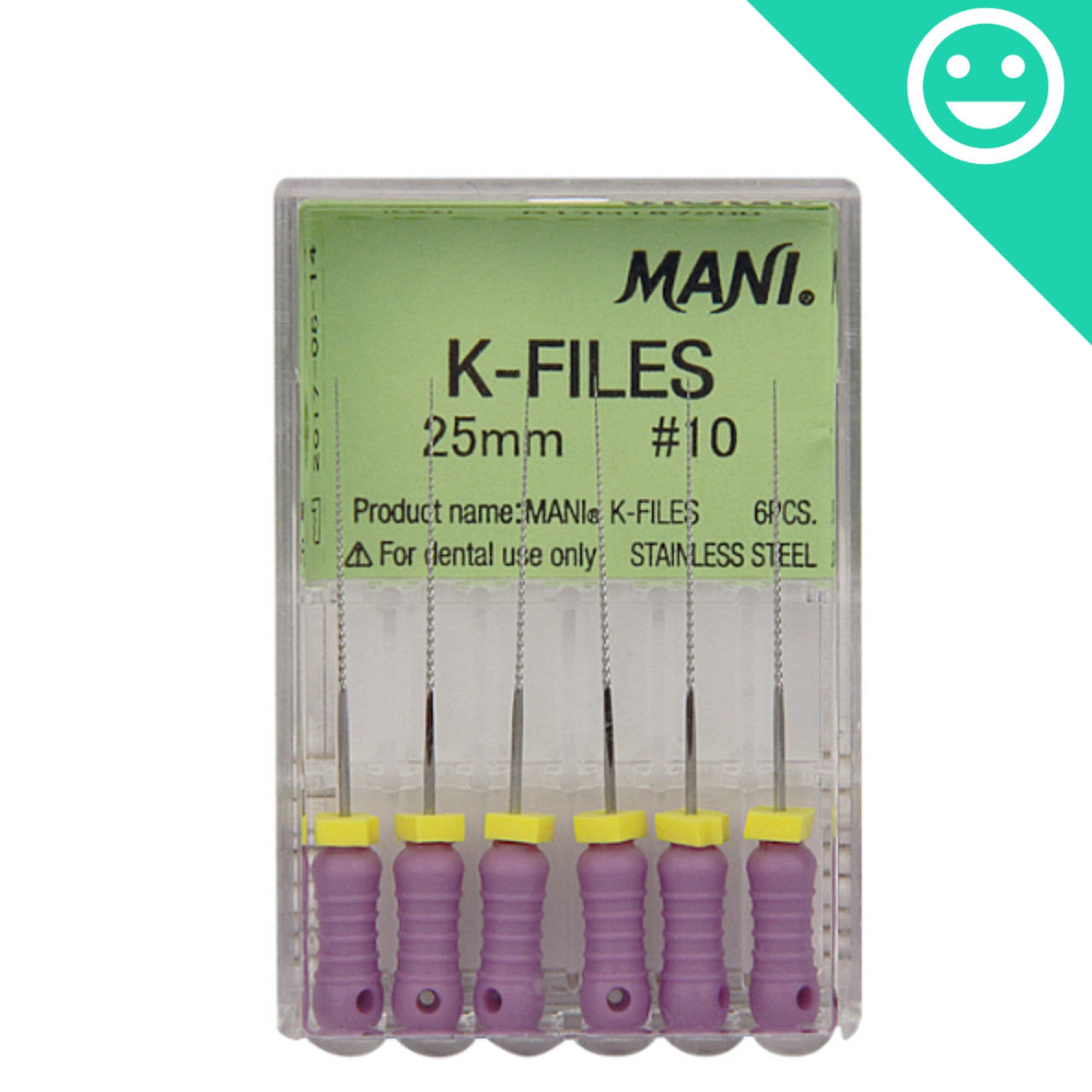 #10 К-Файли Мані, 25 mm, K-File Mani (ID#1403918021), ціна: 84 ...