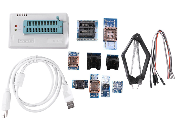 MiniPro TL866II Plus USB программатор + 10 адаптеров (ID#1404232337 ...