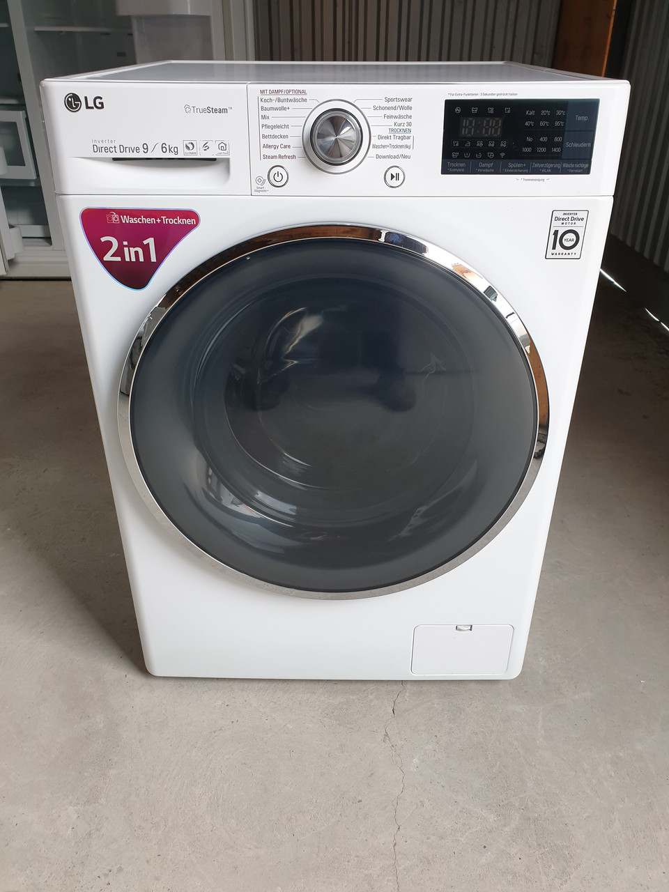Стиральная машина LG Inverter Direct Drive 9/6 KG з Сушкою / F14WD96TH2 ...