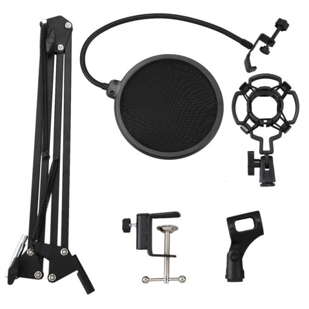 Купить Стойка-пантограф для микрофона Bodasan GAZ-33 с пауком и поп-фильтром, цена 699 грн ...