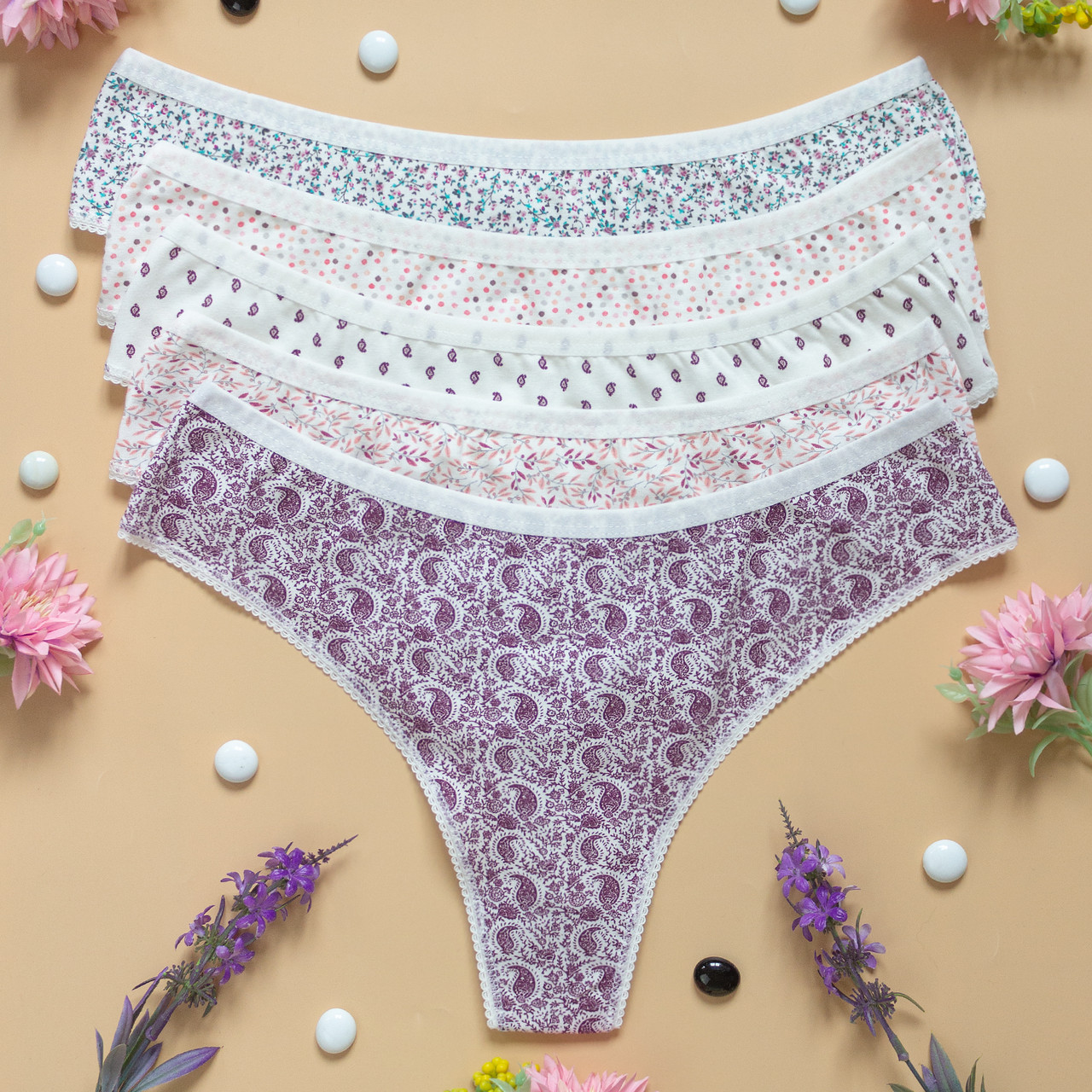 Труси жіночі стринги Nicoletta Туреччина XL | 5 шт.: продаж, ціна у ...