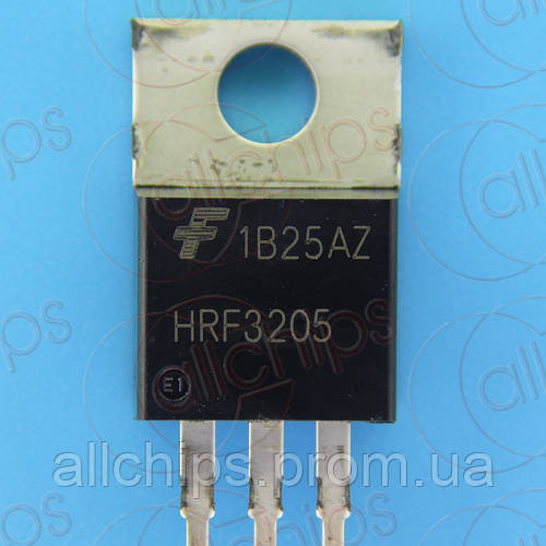 MOSFET N-канал 55В 100А 8мОм Fairchild HRF3205 TO220AB (ID#207127515), цена: 161.67 ₴, купить на ...