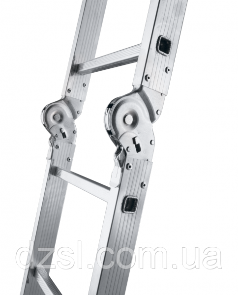 Купить Лестница шарнирная трансформер четырехсекционная алюминиевая ...