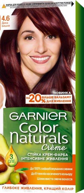Крем-краска для волос Garnier Color Naturals, 4.6 Дикая вишня от ...
