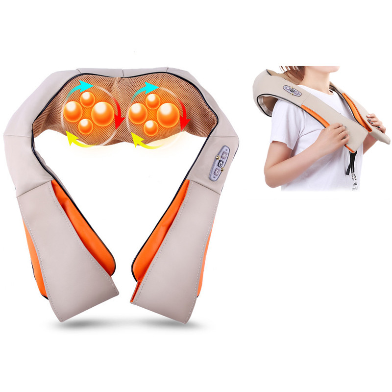 Роликовый Массажер для Тела Massager Of Neck Kneading, Массажер-пояс ...