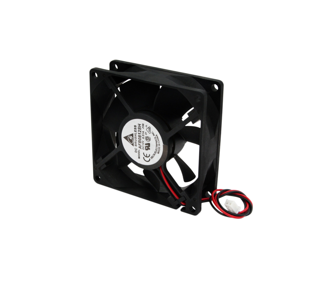 Вентилятор (кулер) AFB0812SH 80х80, 12V, 0.51A (2 pin): купить по ...