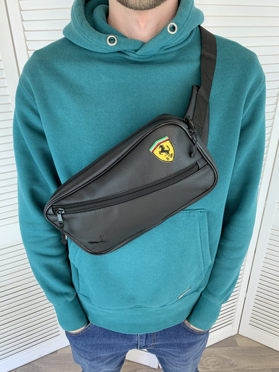 Бананка мужская через плечо Puma Ferrari Бананка мужская пума Сумка ...